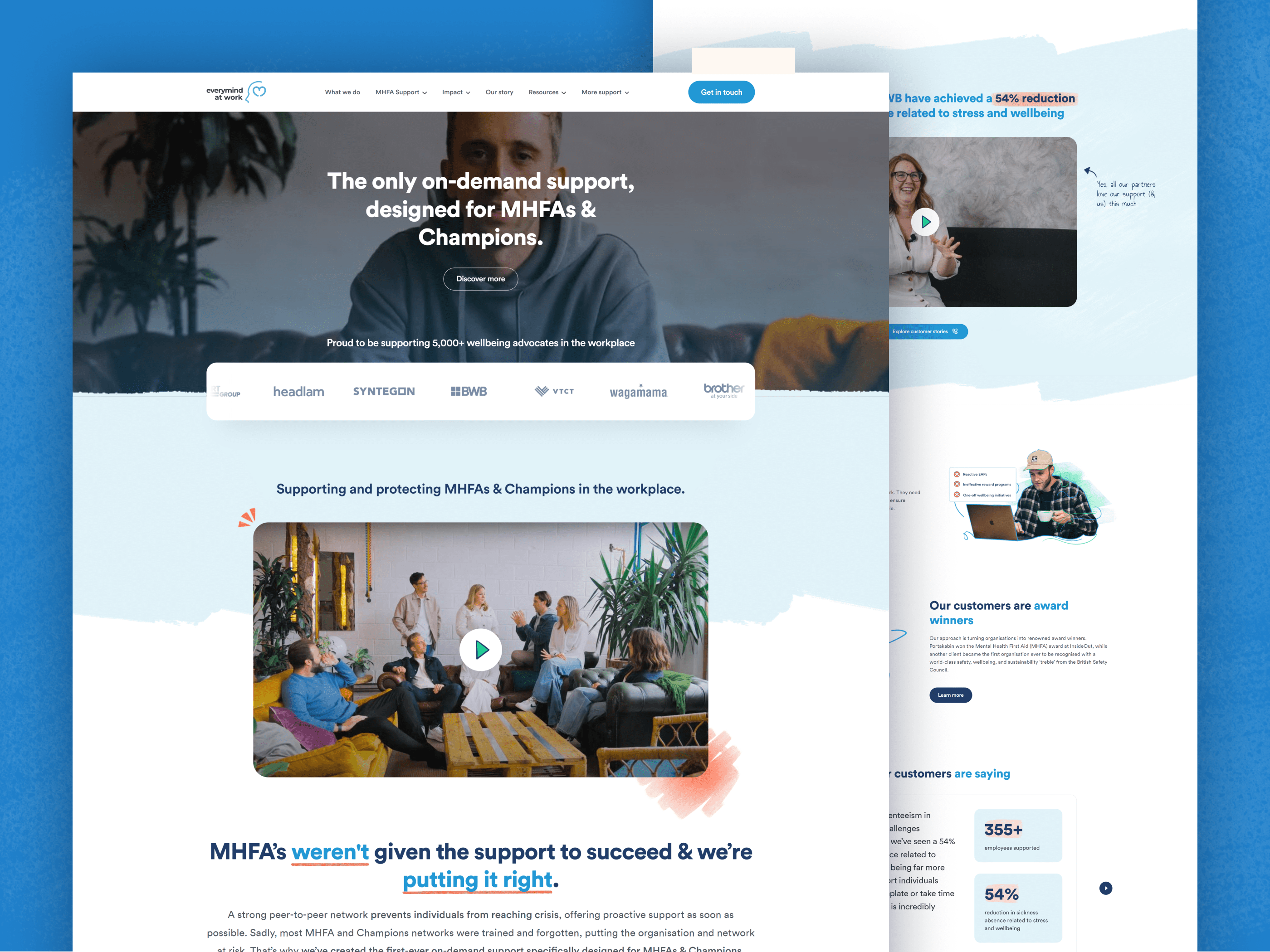 Everymind at Work | Mental Health Website Design
